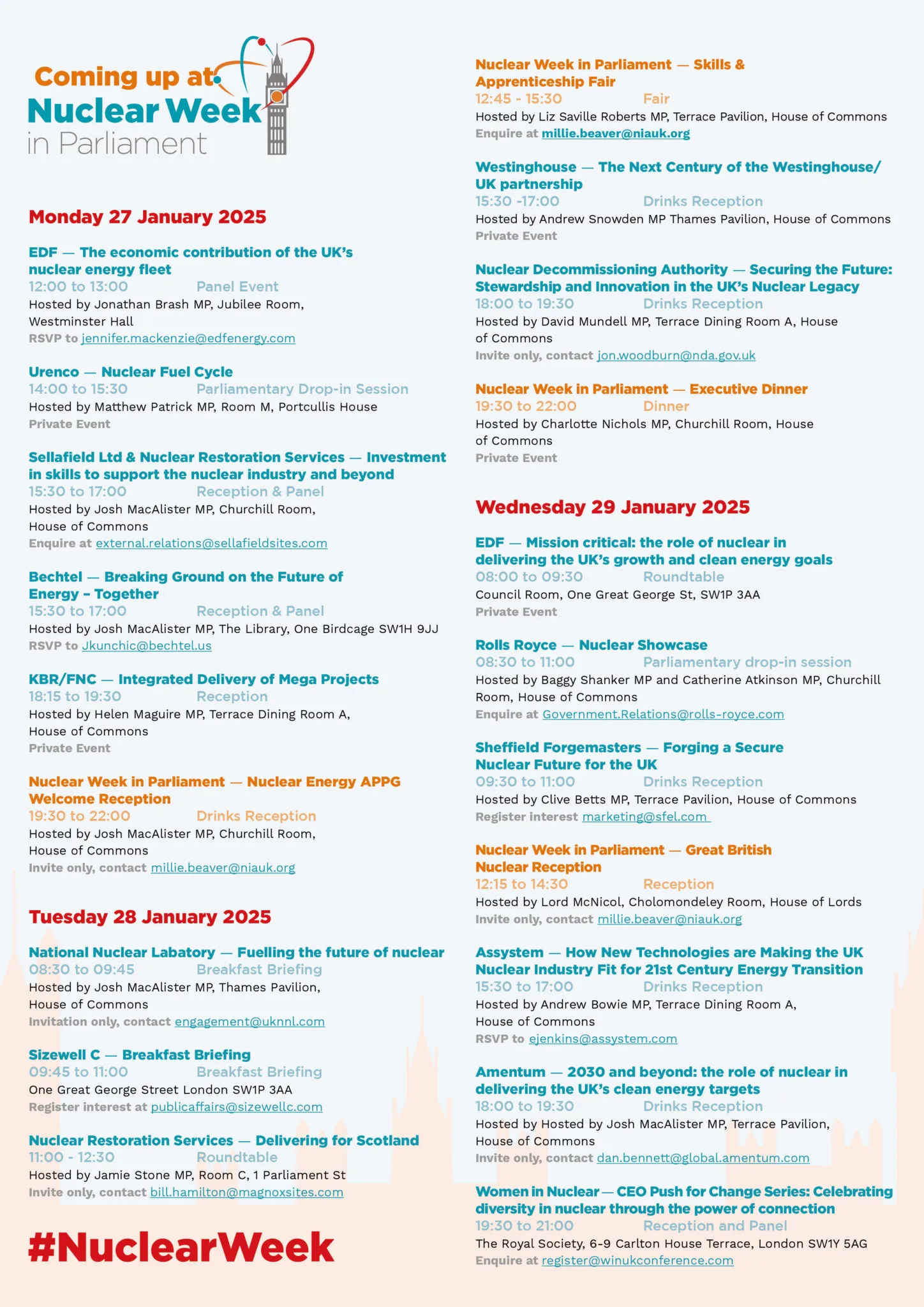 Nuclear Week in Parliament 2025 - Nuclear Industry Association