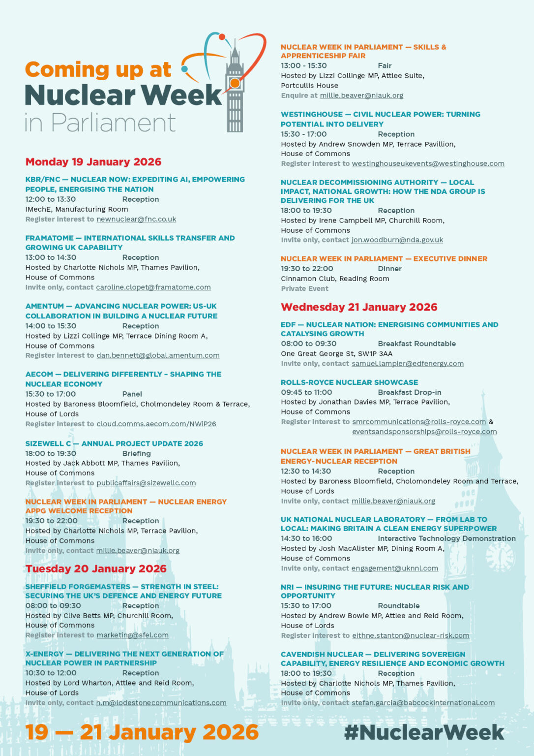Nuclear Week in Parliament 2026 - Nuclear Industry Association